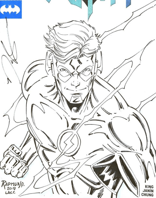 Wally West Coloring Pages DC Multiverse Collection: Wally West Flash