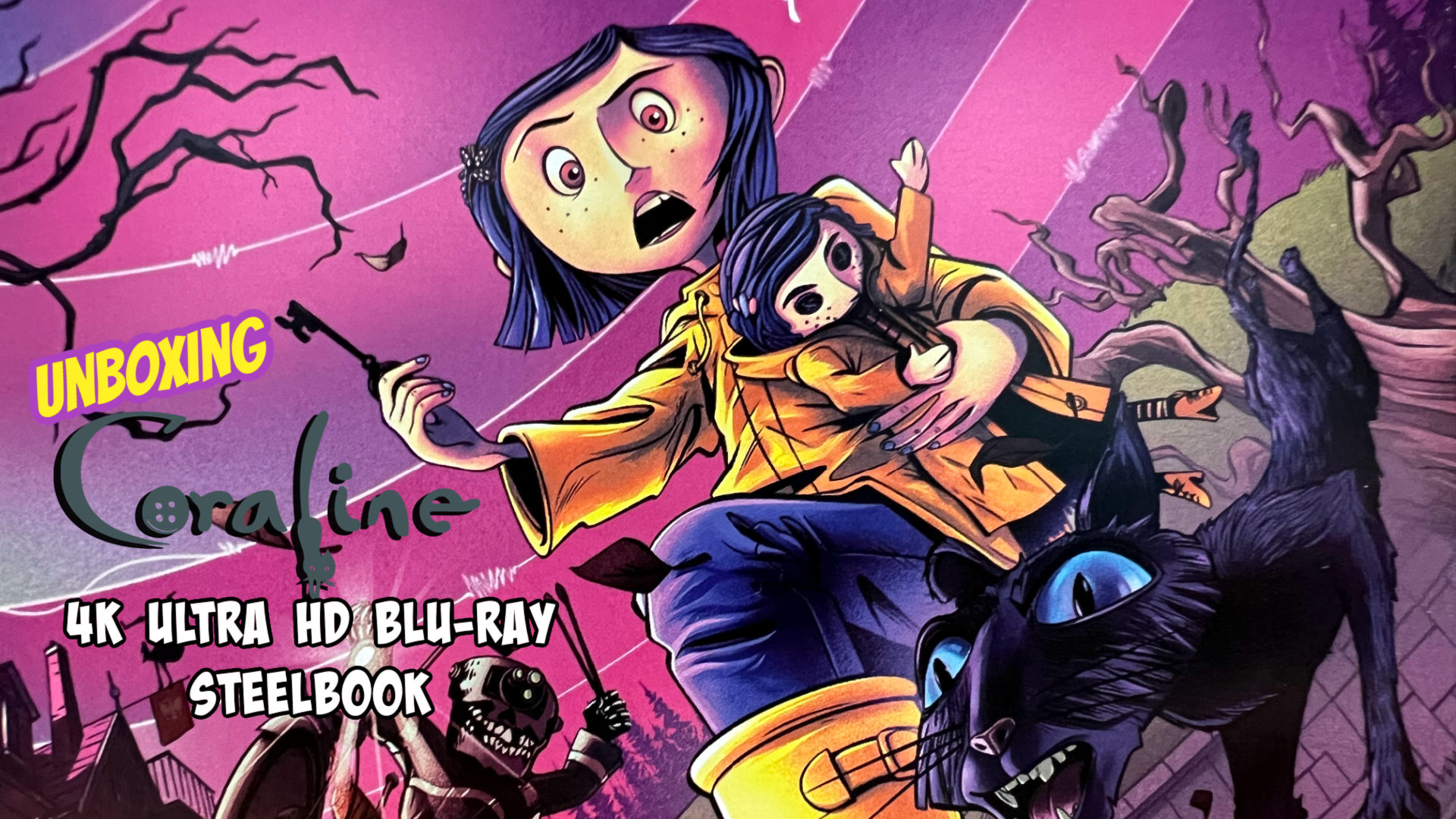 Unboxing: Coraline – 4K Ultra HD Blu-ray Steelbook – What the Heck is ...